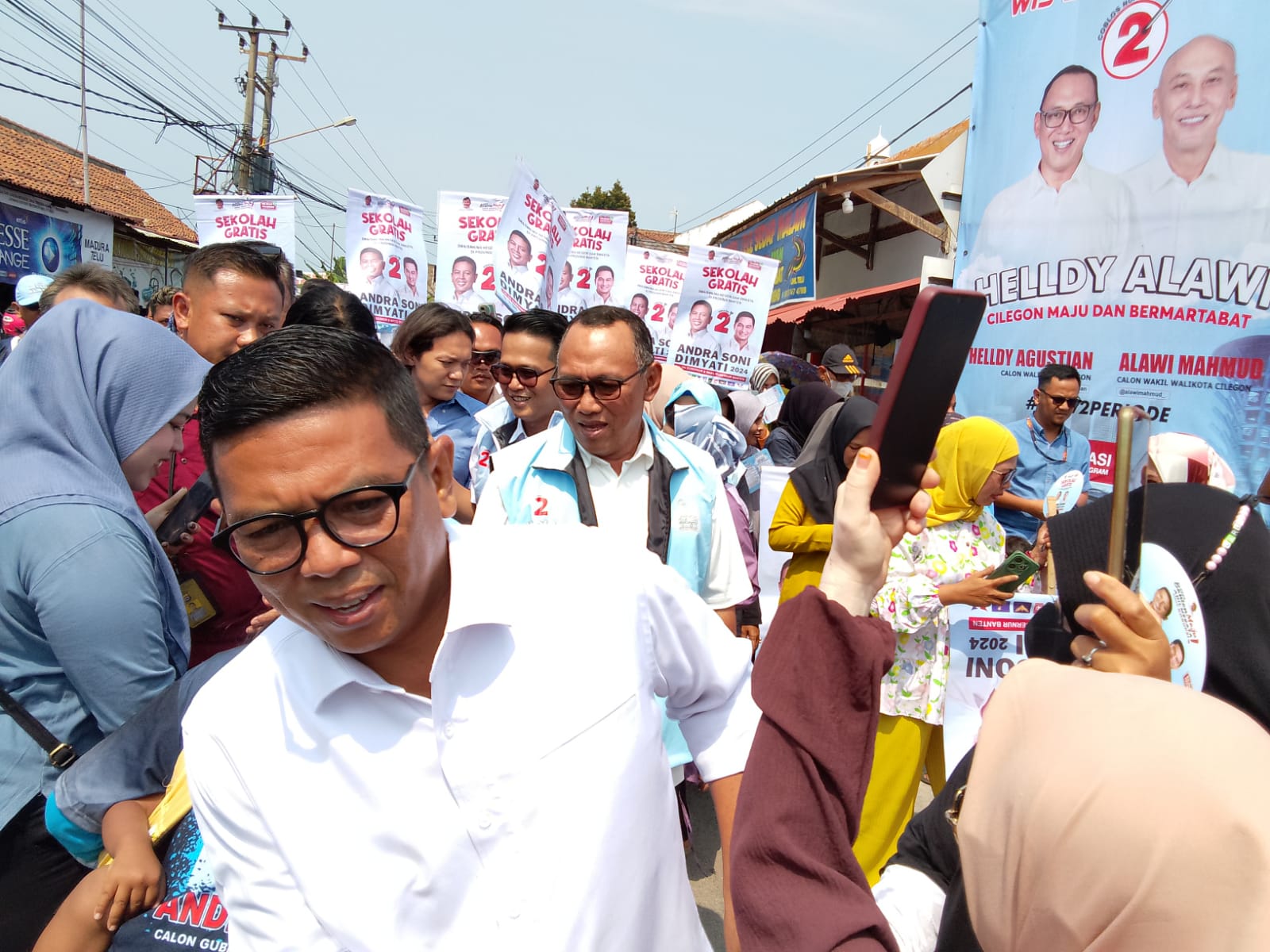 Safari Politik Andra Soni – Dimyati dan Helldy – Alawi Disambut ...